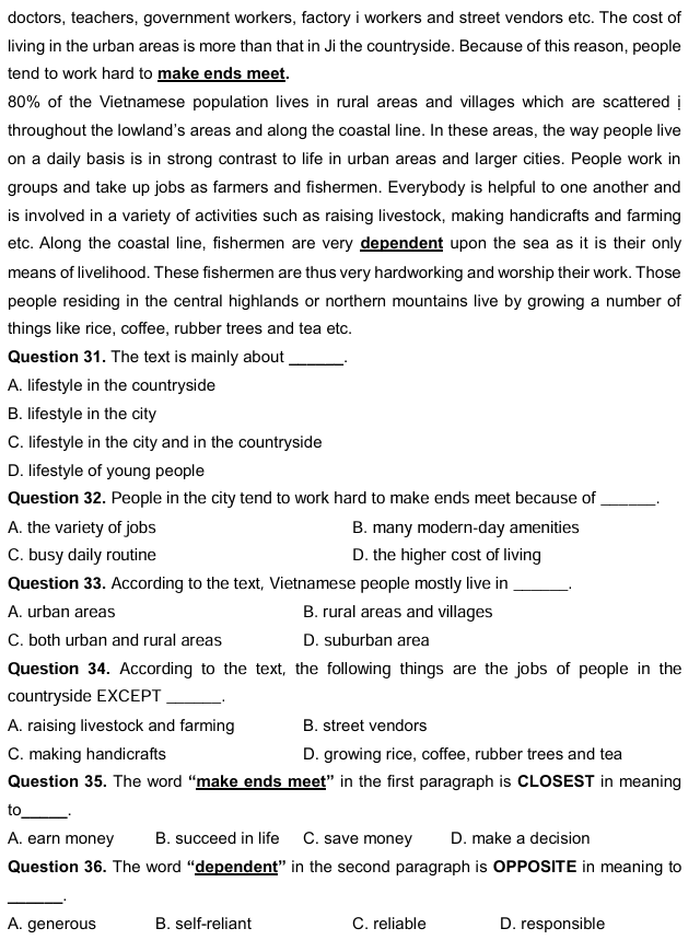 READING MULTIPLE CHOICE 13. Interactive worksheet | TopWorksheets