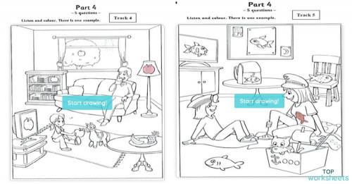 Starters 1 - Lesson 4 - Listening Part 4. Interactive worksheet ...