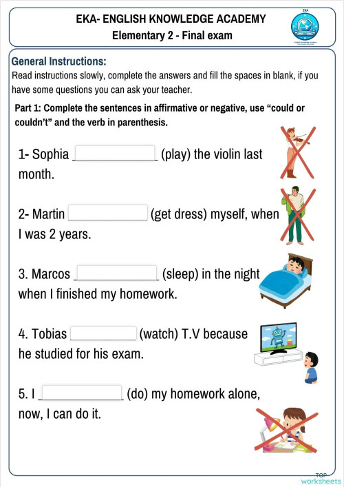 Dictation N. 2-Fifth Grade-Unit IV. Interactive worksheet | TopWorksheets