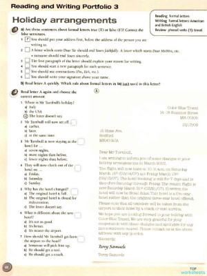 Writing Portfolio 3. Interactive worksheet | TopWorksheets