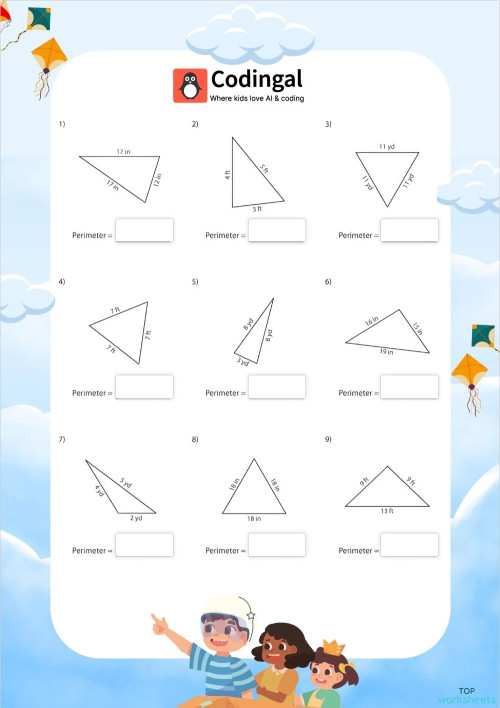 M_G03M23L51_WE02_Perimeter_of_2D_Shapes_6. Interactive worksheet ...