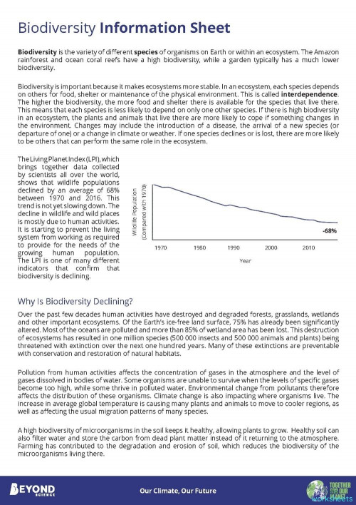 Biodiversity 1. Interactive worksheet | TopWorksheets