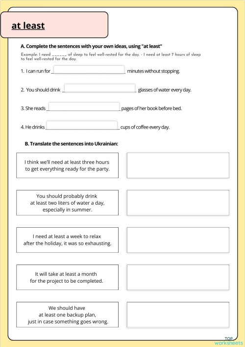 3.3 at least . Interactive worksheet | TopWorksheets