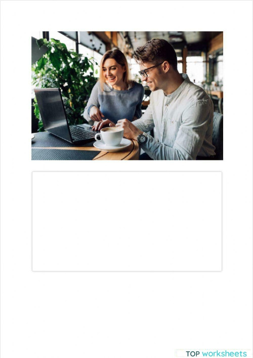 Describe la imagen. Ficha interactiva | TopWorksheets