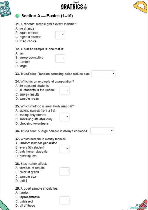 Grade 7 65 1. Interactive worksheet | TopWorksheets
