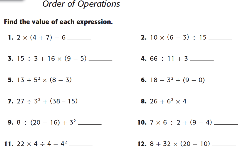 Algebra Practice Exponents PEMDAS Interactive Worksheet TopWorksheets Algebra Practice Exponents PEMDAS Interactive Worksheet TopWorksheets
