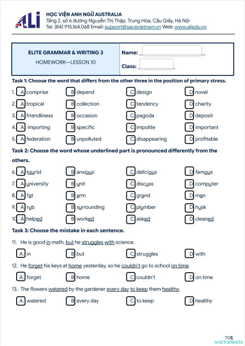 DOUBLE COMPARATIVES. Interactive worksheet | TopWorksheets