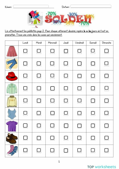 Interactive worksheets and online exercises in dutch | TopWorksheets