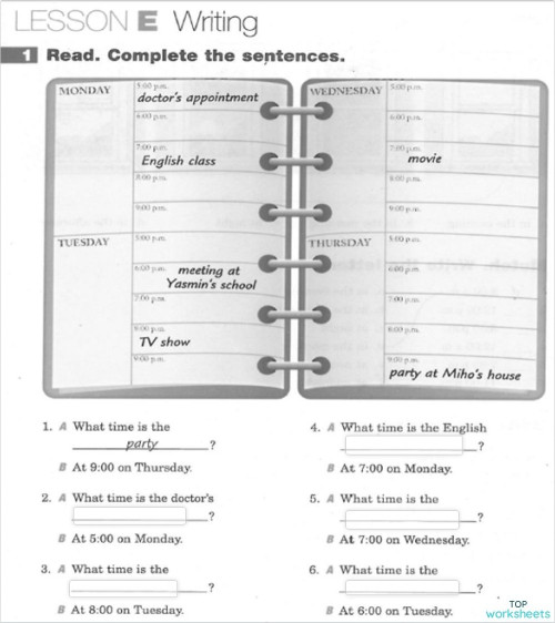 workbook starter. Interactive worksheet | TopWorksheets