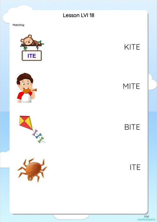 Lesson LVI 18. Interactive worksheet | TopWorksheets