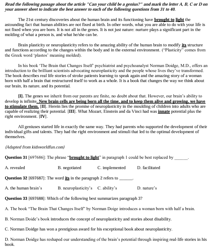 READING MULTIPLE CHOICE 16. Interactive worksheet | TopWorksheets