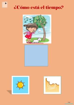Estados del Tiempo. Ficha interactiva | TopWorksheets