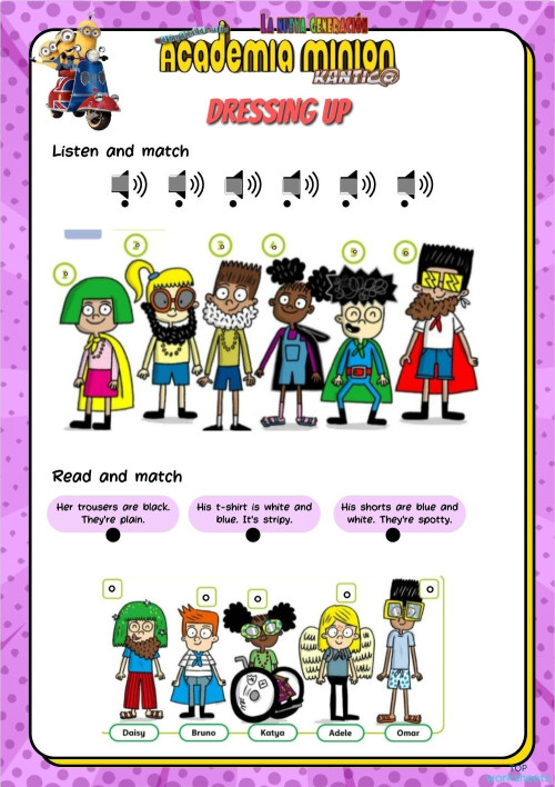 DRESSING UP. Interactive worksheet | TopWorksheets