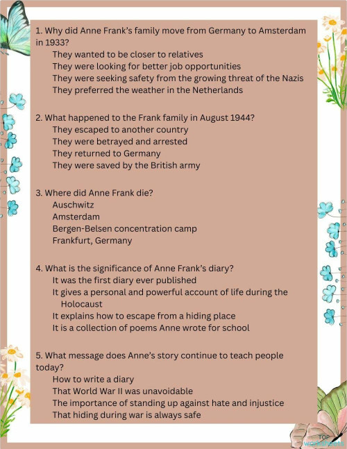 WWII: interactive worksheets and online exercises | TopWorksheets