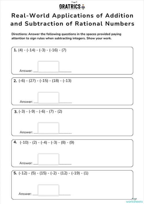 Grade 7 25 4. Interactive worksheet | TopWorksheets