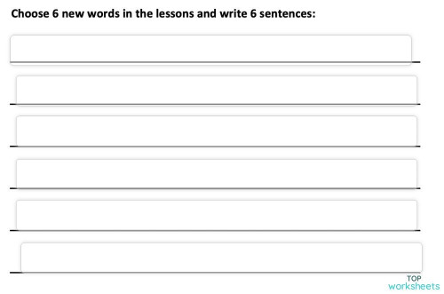 22.1.2022 HW - U6 Vocab 1 (G42). Interactive worksheet | TopWorksheets