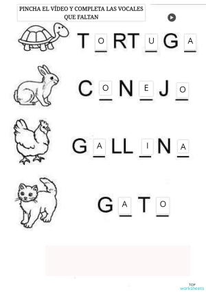 Letras: fichas interactivas y ejercicios online | TopWorksheets