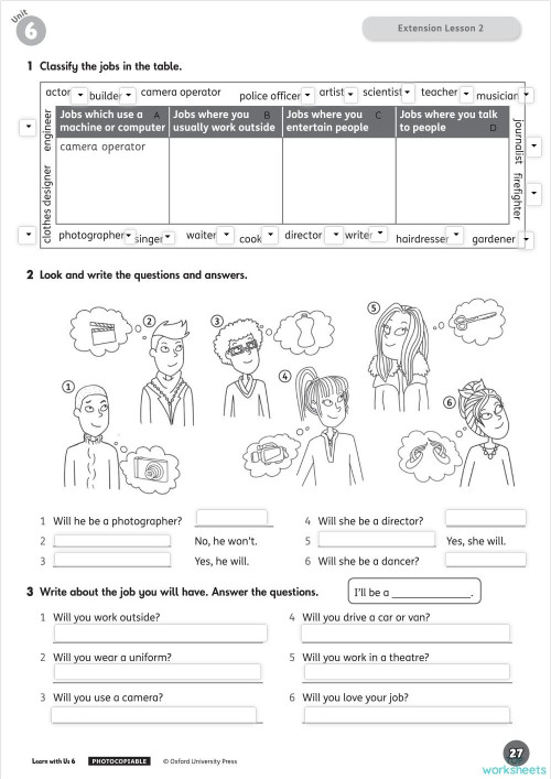 6th grade Unit 6 Extension Worksheet. Interactive worksheet | TopWorksheets