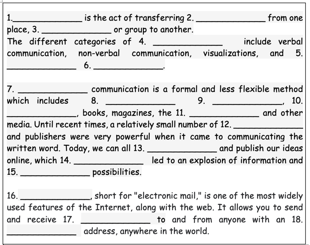 Dictation . Written communication. Interactive worksheet | TopWorksheets