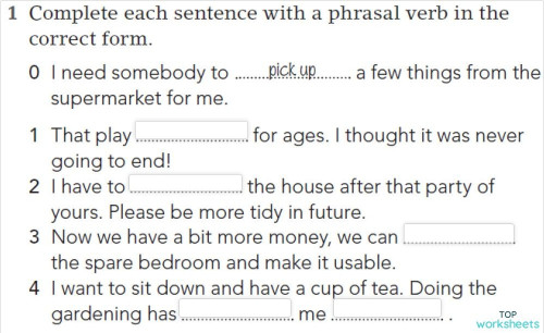 VOCABULARY - UNIT 1 COMPLETE FIRST. Interactive worksheet | TopWorksheets