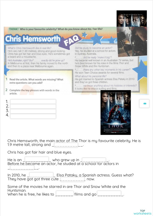 English Plus Unit 7. Interactive worksheet | TopWorksheets