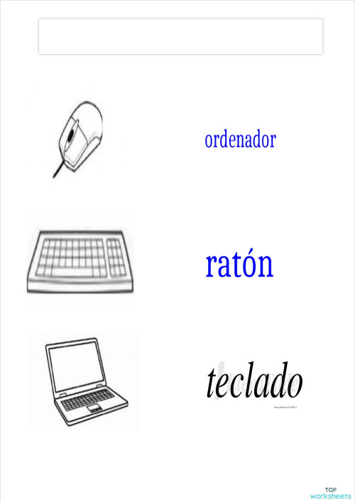 HARDWARE Y SOFTWARE. Ficha interactiva | TopWorksheets