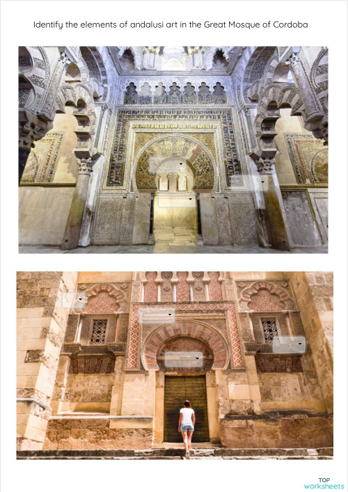 Andalusi art. Interactive worksheet | TopWorksheets