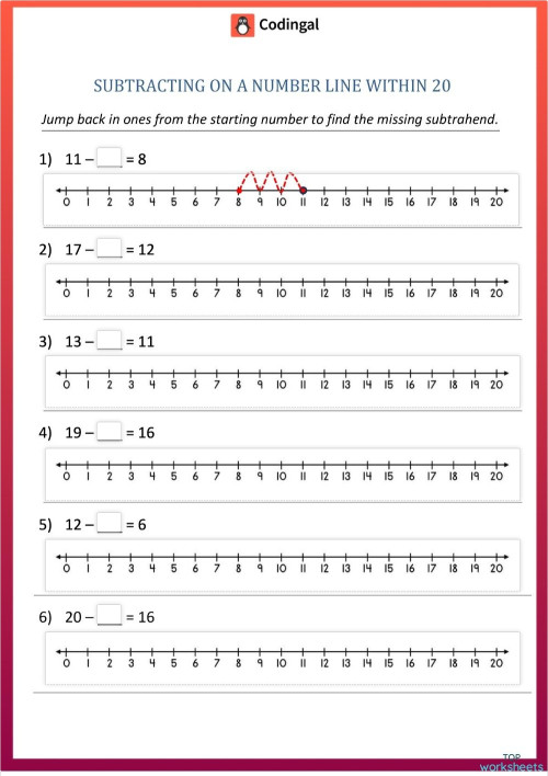 M_G02M06L27_WA03_Introduction_to_Subtraction_Using_Number_Lines ...