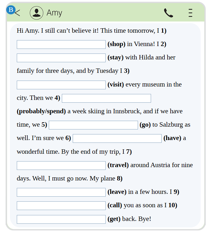 FUTURE TENSES B2 GRAMMAR & VOCABULARY BOOSTER B2 Module 1. Interactive ...