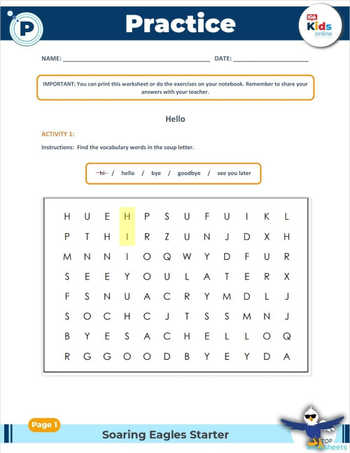 Practice SES Day 1. Interactive worksheet | TopWorksheets