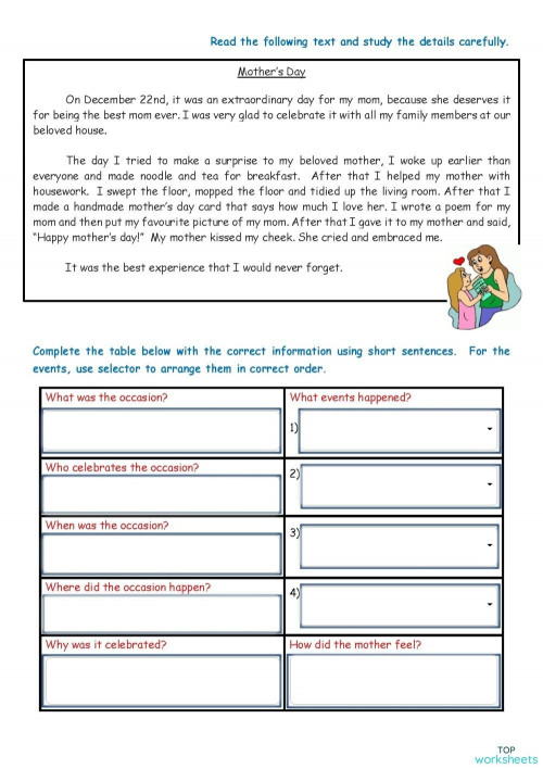 EngY6 W6T1 - Extracting Information (Mother's Day). Interactive ...