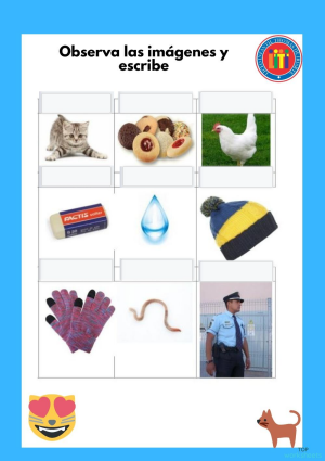 palabras con ga-go-gu. Ficha interactiva | TopWorksheets