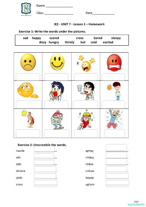 Interactive worksheets and online exercises in english | TopWorksheets