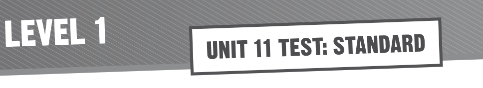 UNIT 11 TEST STANDARD. Interactive worksheet | TopWorksheets