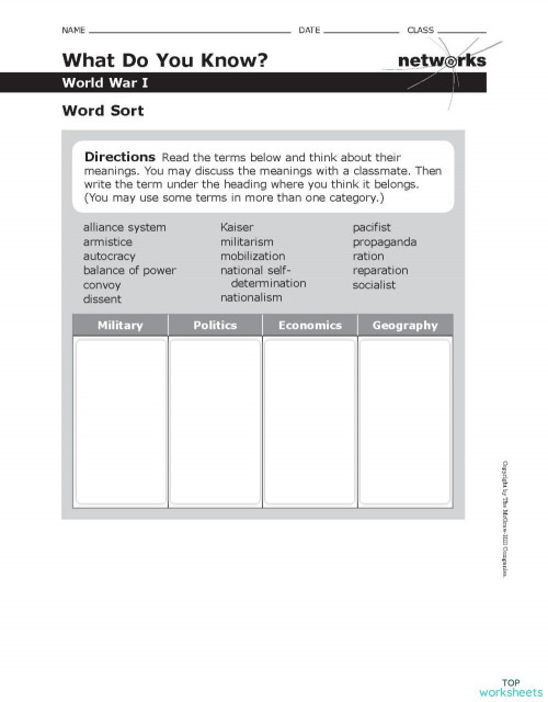 what do you know. Interactive worksheet | TopWorksheets