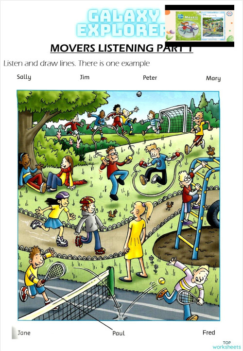 Listening practise 28. Interactive worksheet | TopWorksheets