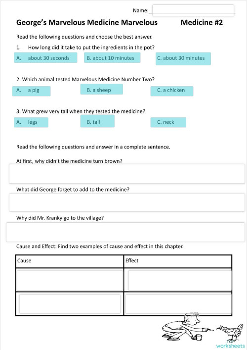 Chapter 12 Medicine 2. Interactive worksheet | TopWorksheets