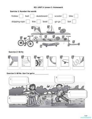 Interactive worksheets and online exercises in english | TopWorksheets