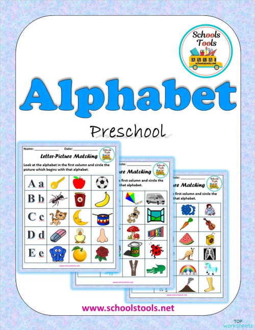 Letter-Picture Matching. Interactive worksheet | TopWorksheets