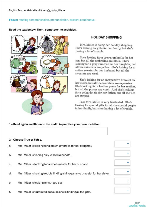 SBS 1 - C8 - Reading 2. Interactive worksheet | TopWorksheets