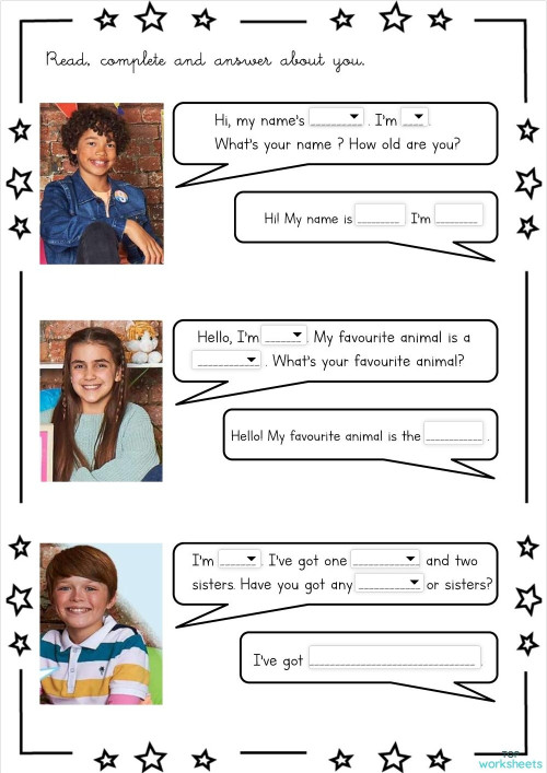presentation 1. Interactive worksheet | TopWorksheets