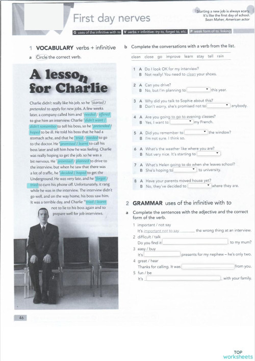 SL/ Azure / 6A. Interactive worksheet | TopWorksheets