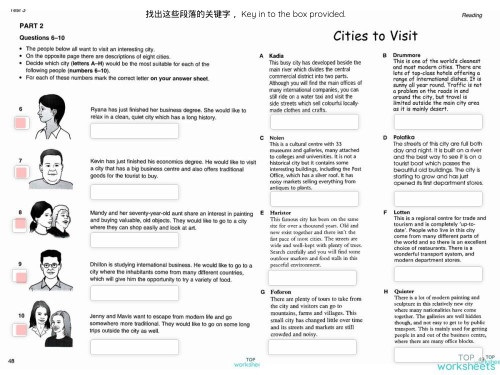 PET - - Part 2: interactive worksheets and online exercises | TopWorksheets