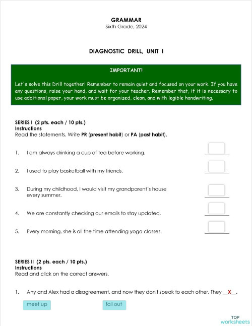 Modal verbs-have to. Interactive worksheet | TopWorksheets