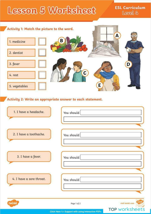 vocabulary. Interactive worksheet | TopWorksheets