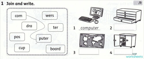 3rd grade Our new things 1 level. Interactive worksheet | TopWorksheets