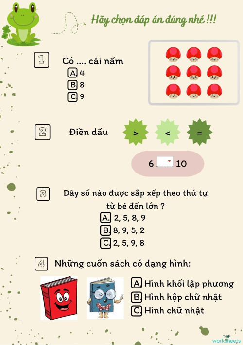 Interactive worksheets and online exercises in vietnamese | TopWorksheets