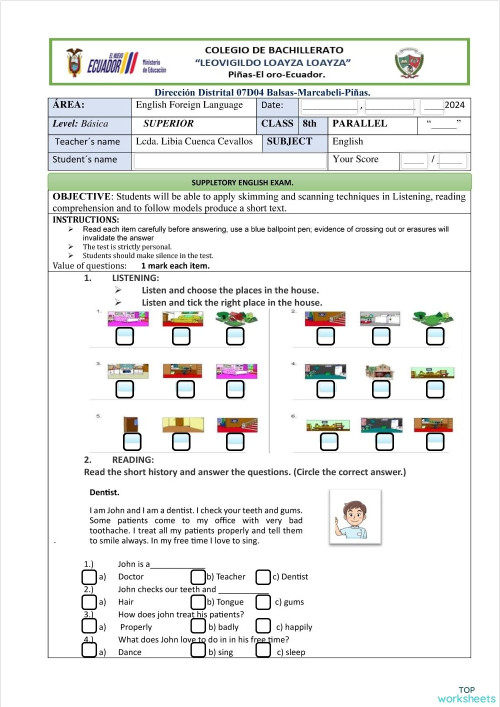 Grammar Daily Activities 2. Interactive worksheet | TopWorksheets