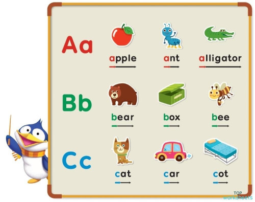 phonics abc 6. Interactive worksheet | TopWorksheets