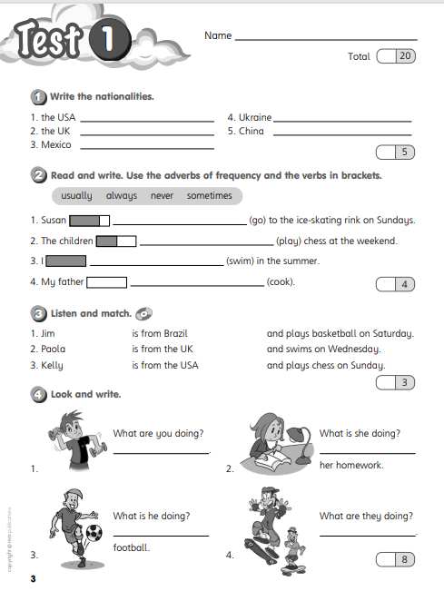 Form 4. Lesson 13. Test 1.. Interactive worksheet | TopWorksheets